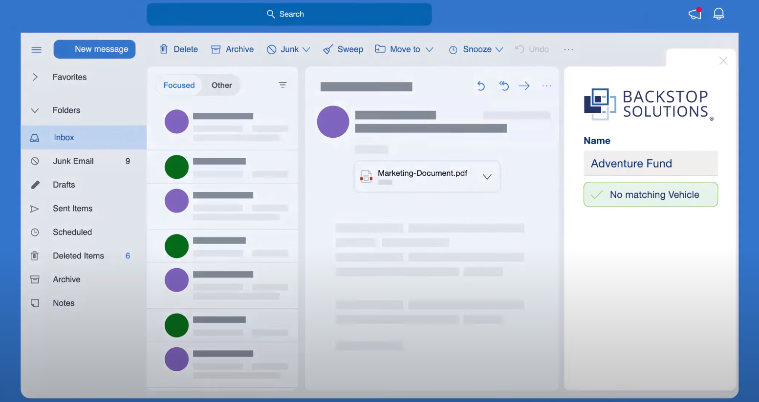 Backstop for Outlook - ION Analytics