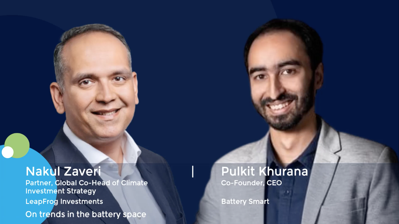 Nakul Zaveri, Global Co Head of Climate Investment at Leapfrog, and ...