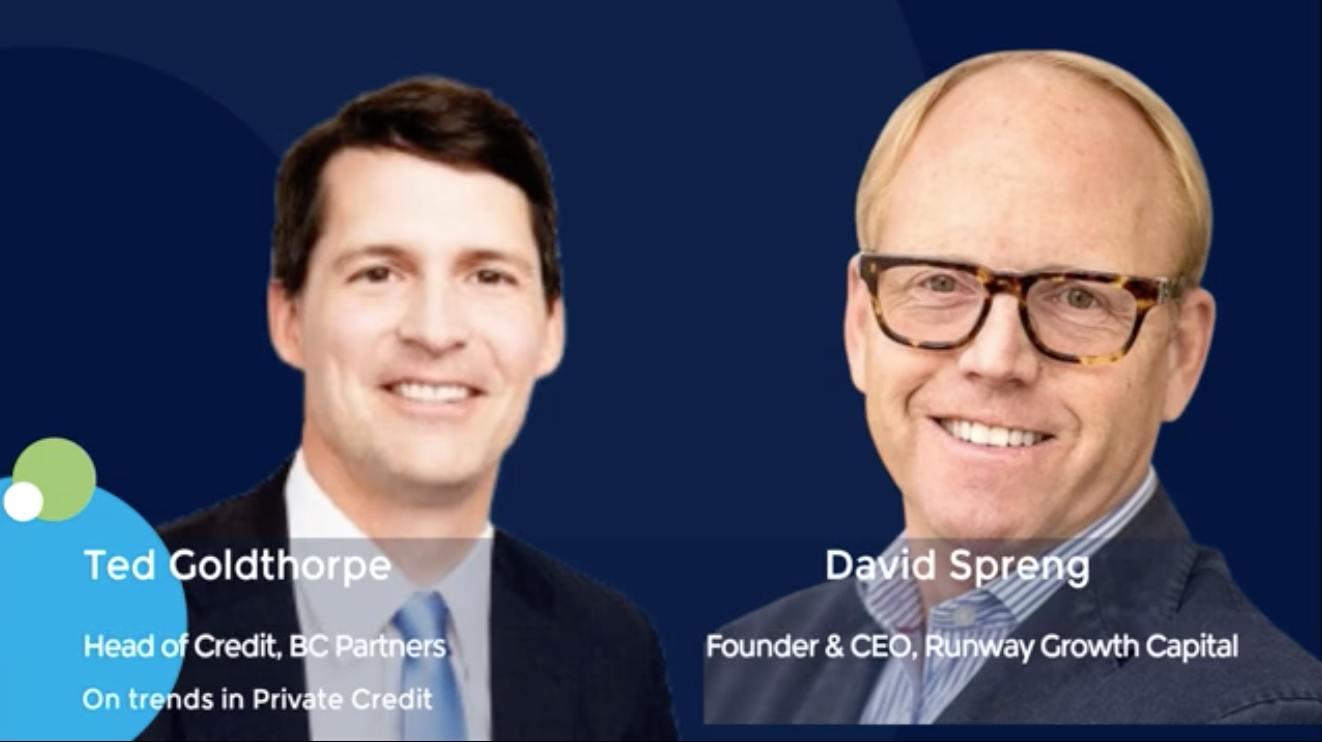 Ted Goldthorpe, Head of Credit at BC Partners, and David Spreng ...